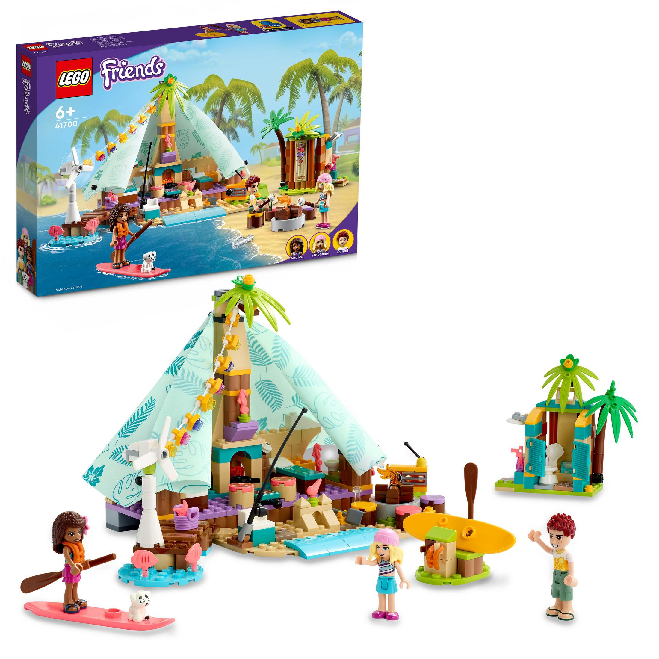 LEGO Friends : Strand Glamping | 41700 Lego-bouwset Meerkleurig ...