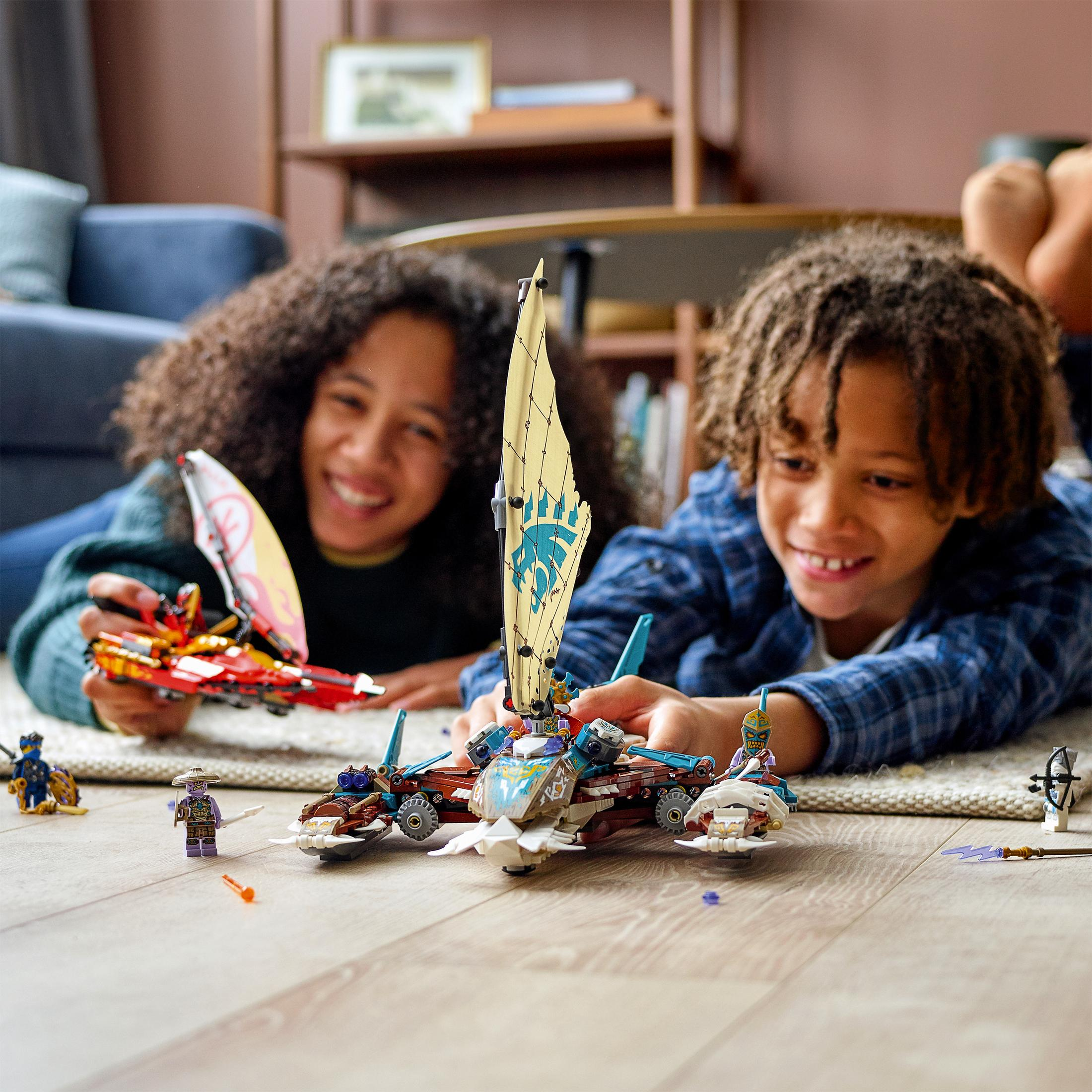 Costruzioni LEGO 71748 Ninjago - Battaglia In Mare Dei Catamarani ...