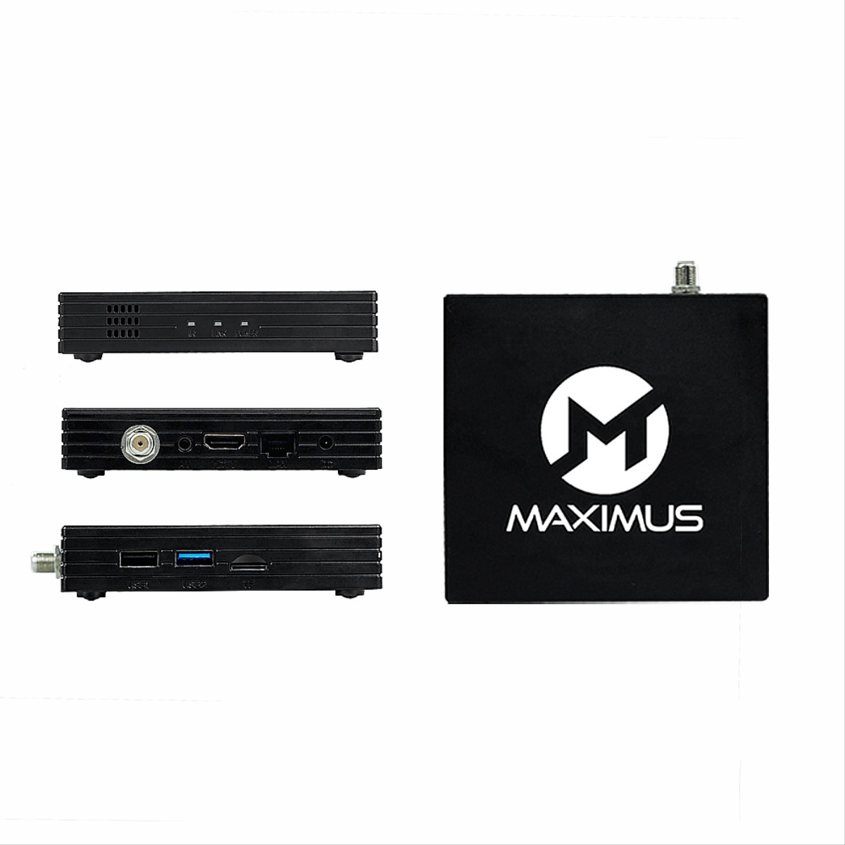 MAXIMUS 5.0 - TV Receiver Wlan Box mit HDMI und Fernbedienung HD Sat ...