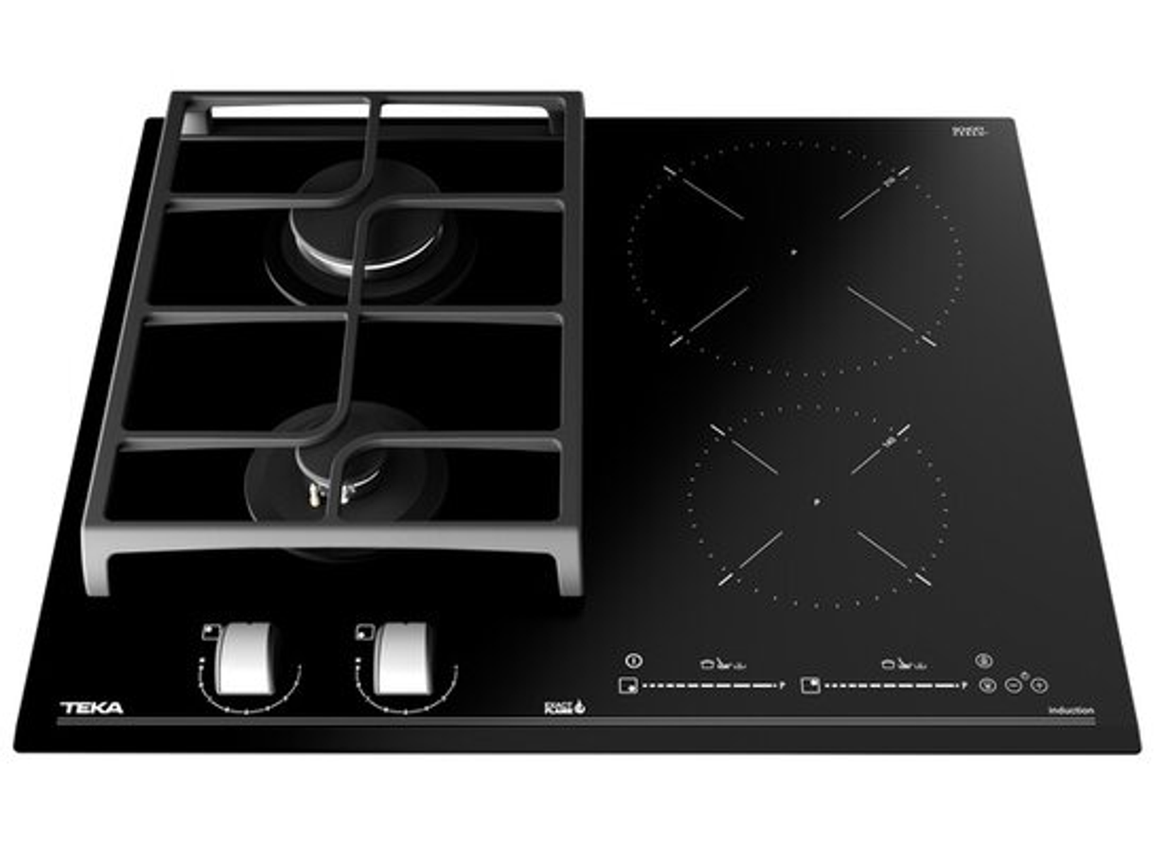 TEKA JZC 64322 ABC BK (E4) Gasherd (50 cm breit, 4 Kochfelder) | MediaMarkt
