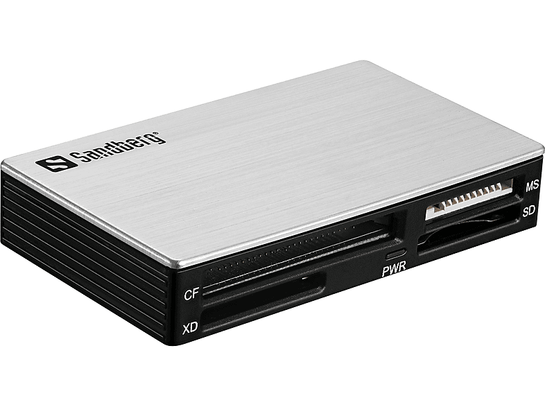 SANDBERG USB 3.0 Multi Card Reader, Kartenleser, Silber | SATURN