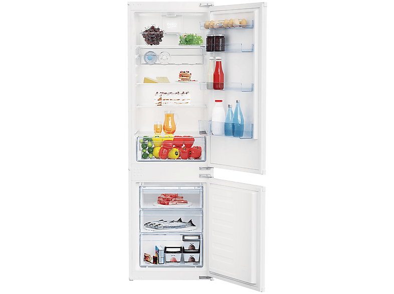 Frigorífico combi | BEKO BCSA285K3SN, Totalmente Integrable, 177,5 cm ...