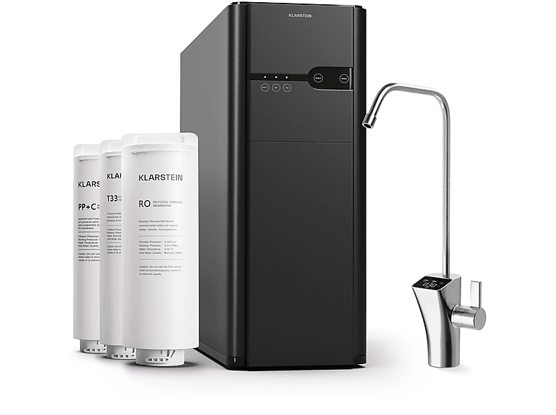 KLARSTEIN PureFina Wasserfiltersystem, Schwarz | SATURN