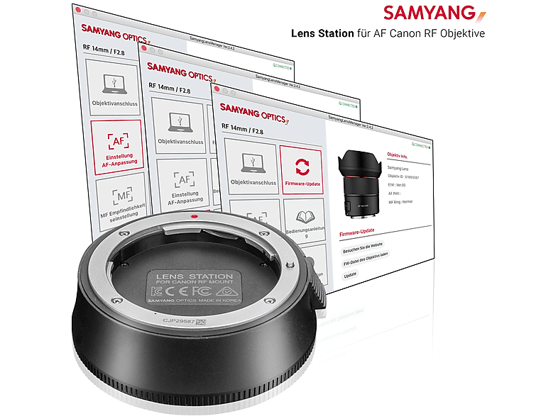 SAMYANG Lens Station für AF Canon RF Mount Objektive 22 Millimetres ...