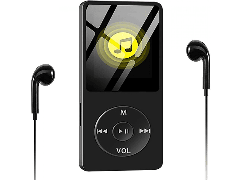 ELKUAIE Mini-Walkman für Studenten MP3-Player (8 GB, black) | MediaMarkt