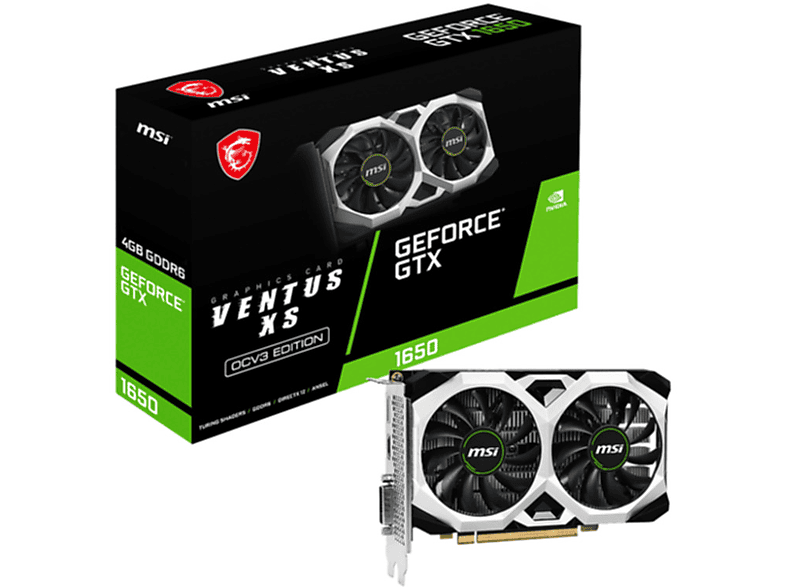 MSI GeForce GTX 1650 D6 VENTUS XS OCV3 (NVIDIA, Grafikkarte) | MediaMarkt