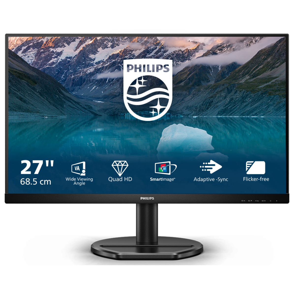 Monitor | PHILIPS 785300187801, 27 ", QHD, 4 ms, 75 Hz, Negro | MediaMarkt