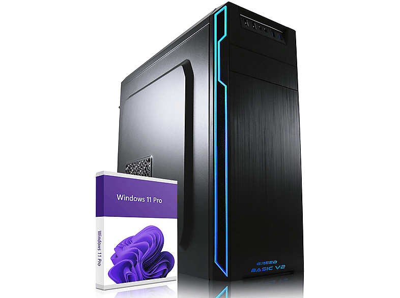 GREED Intel Basic V2 | Computer für Office / Business, PC-Desktop mit ...