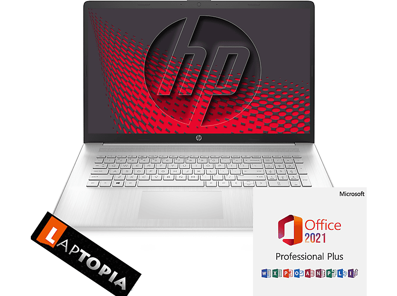 HP 17-cn21, Core i5-1235U, Windows 11 Pro + Office 2021 Pro, Notebook ...