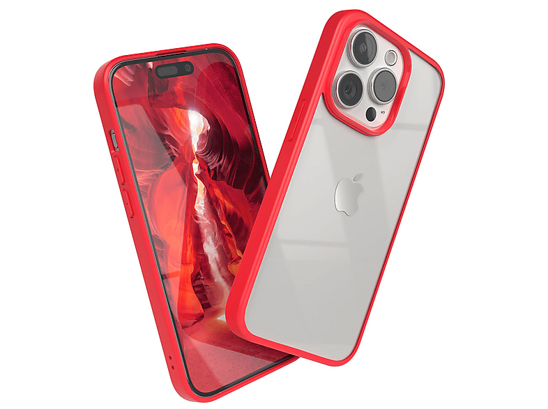 EAZY CASE Bumper Case, Bumper, Apple, iPhone 15 Pro, Rot | MediaMarkt