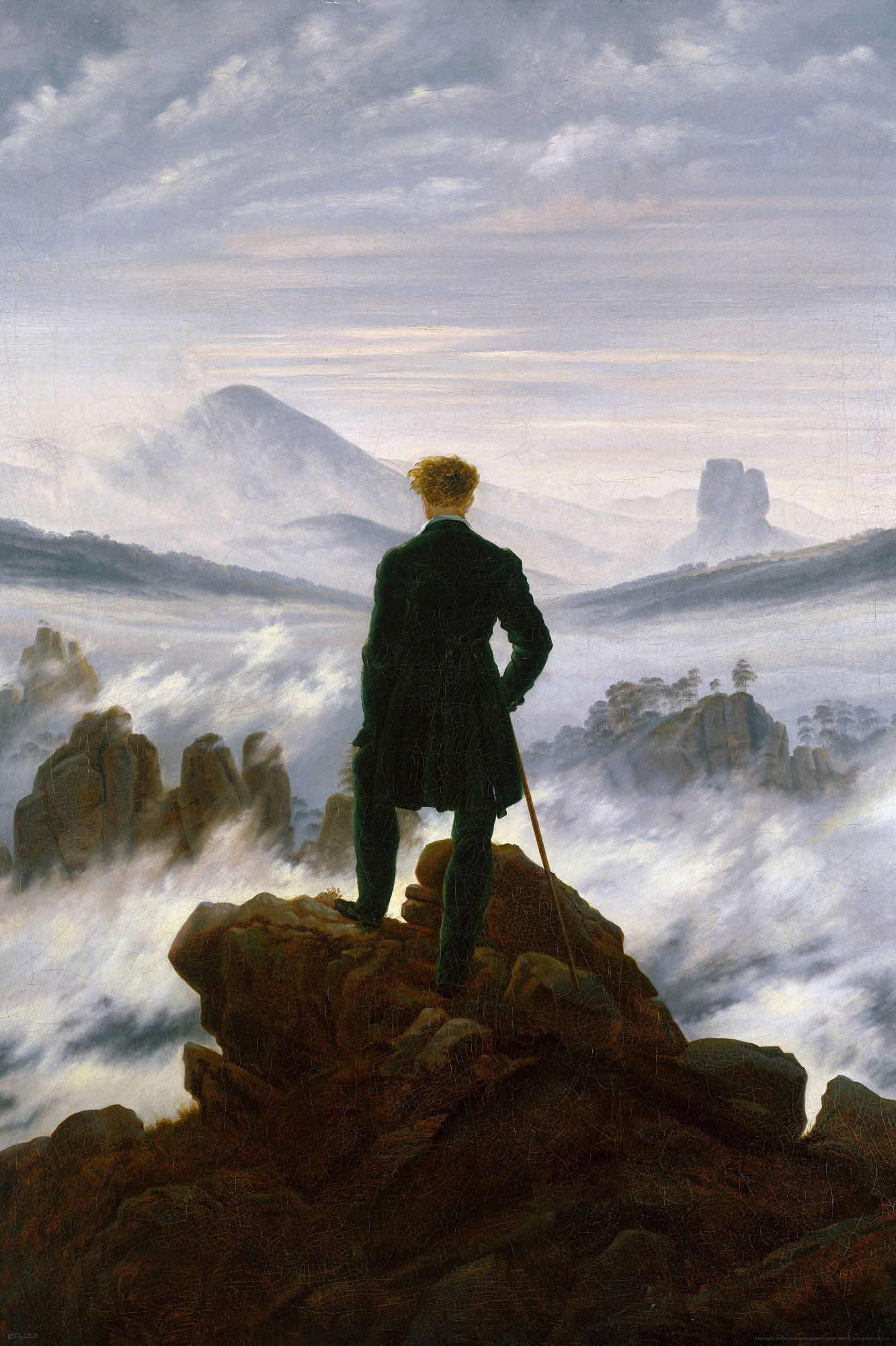 Caspar David Friedrich - Der Wanderer | SATURN