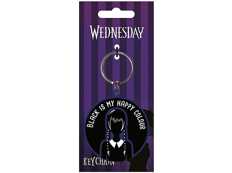 Wednesday | Keyring - Black is my happy Colour | MediaMarkt