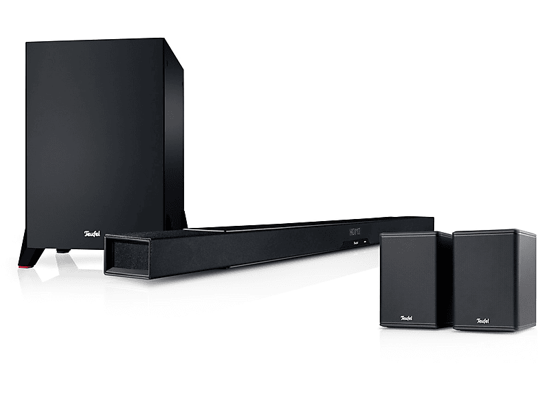 TEUFEL CINEBAR LUX Surround Ambition "5.1-Set", Soundbar, Schwarz ...