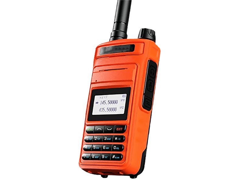 ENBAOXIN Orange Handheld Walkie Talkie | Outdoor High Power, Dual ...