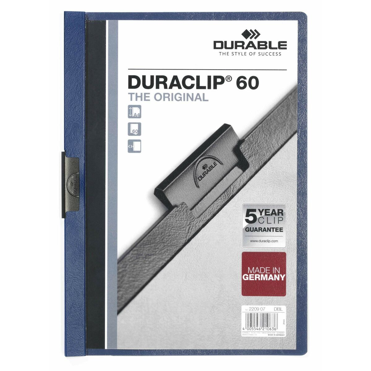 DURABLE Duraclip 60 Portfoliomappe Durchsichtig | MediaMarkt