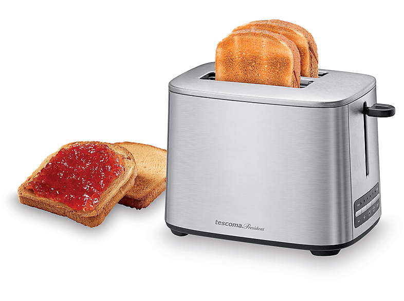 TESCOMA PRESIDENT Toaster Silber (1000 Watt, Schlitze: 2) | MediaMarkt