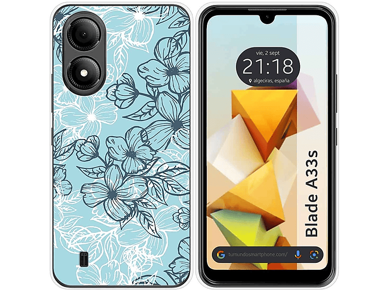 Funda móvil | TUMUNDOSMARTPHONE Zte Blade A33s, Compatible con ZTE Zte ...