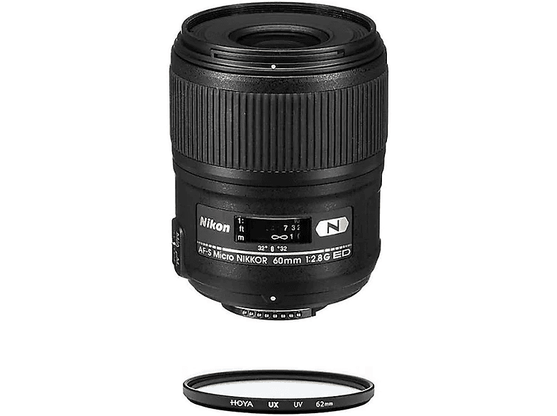 Objetivo | NIKON AF-S 60MM F2.8G ED Micro, Negro | MediaMarkt