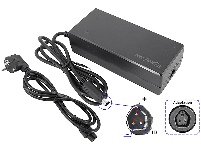 POWERSMART 42V 2A für Fischer Cita 4000i Real (2021), Cita 5.8i (2021), Cita 5.0i (2021), Cita 6 ...