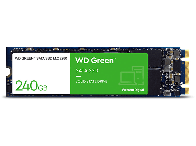 WESTERN DIGITAL WDS240G3G0B, 240 GB, SSD, 2,5 Zoll, intern | MediaMarkt