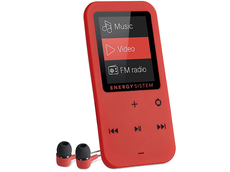 Reproductor MP4 | MP4 Touch ENERGY SISTEM, 1,8 " 15 h Coral | MediaMarkt