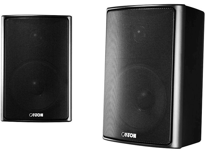 CANTON PLUS GX 3 SCHWARZ 1PAAR Regallautsprecher Passiv, Schwarz ...