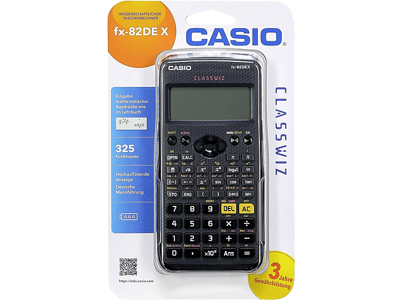 CASIO FX 82 DE X Taschenrechner | MediaMarkt