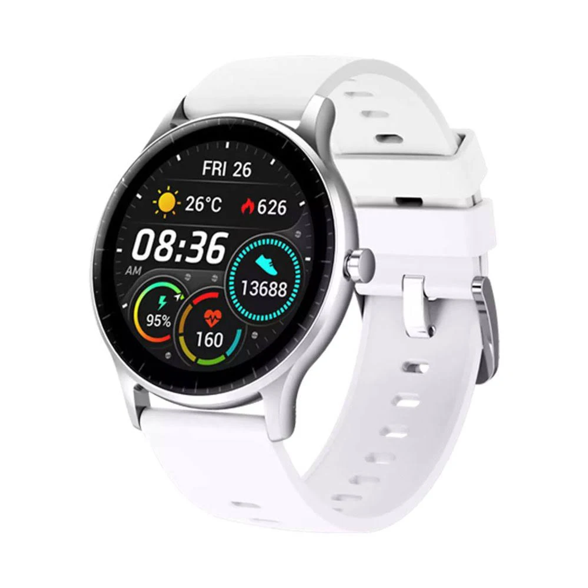 DENVER SW 173 Smartwatch Kunststoff, Weiß | MediaMarkt