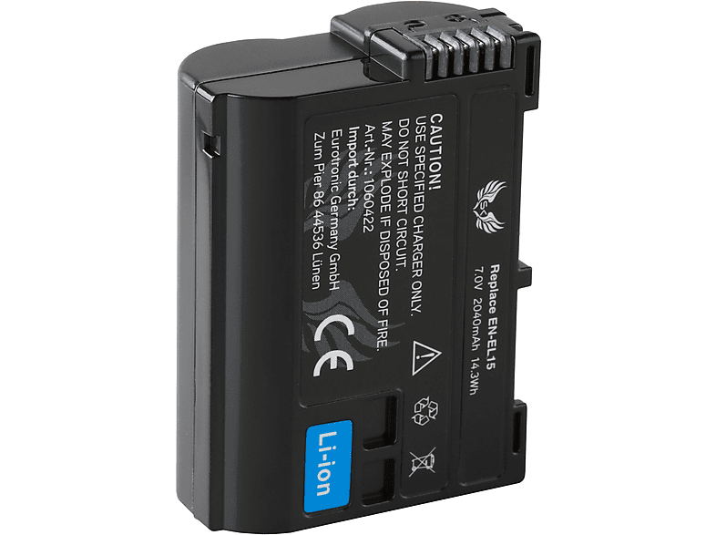 SKGAMES Akku Passend für Nikon EN-EL15c / EN-EL15b / EN-EL15 - für Z7 ...