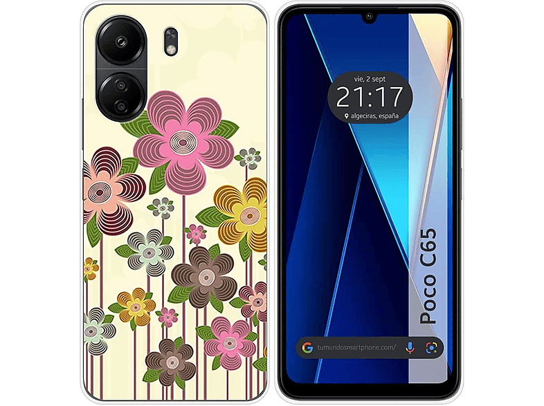 Funda móvil - TUMUNDOSMARTPHONE Xiaomi Poco C65, Compatible con Xiaomi ...