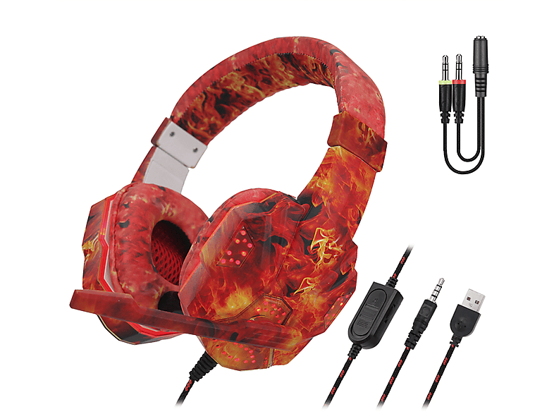 Auriculares gaming - DAM ELECTRONICS SY830MV con luces led. gaming ...