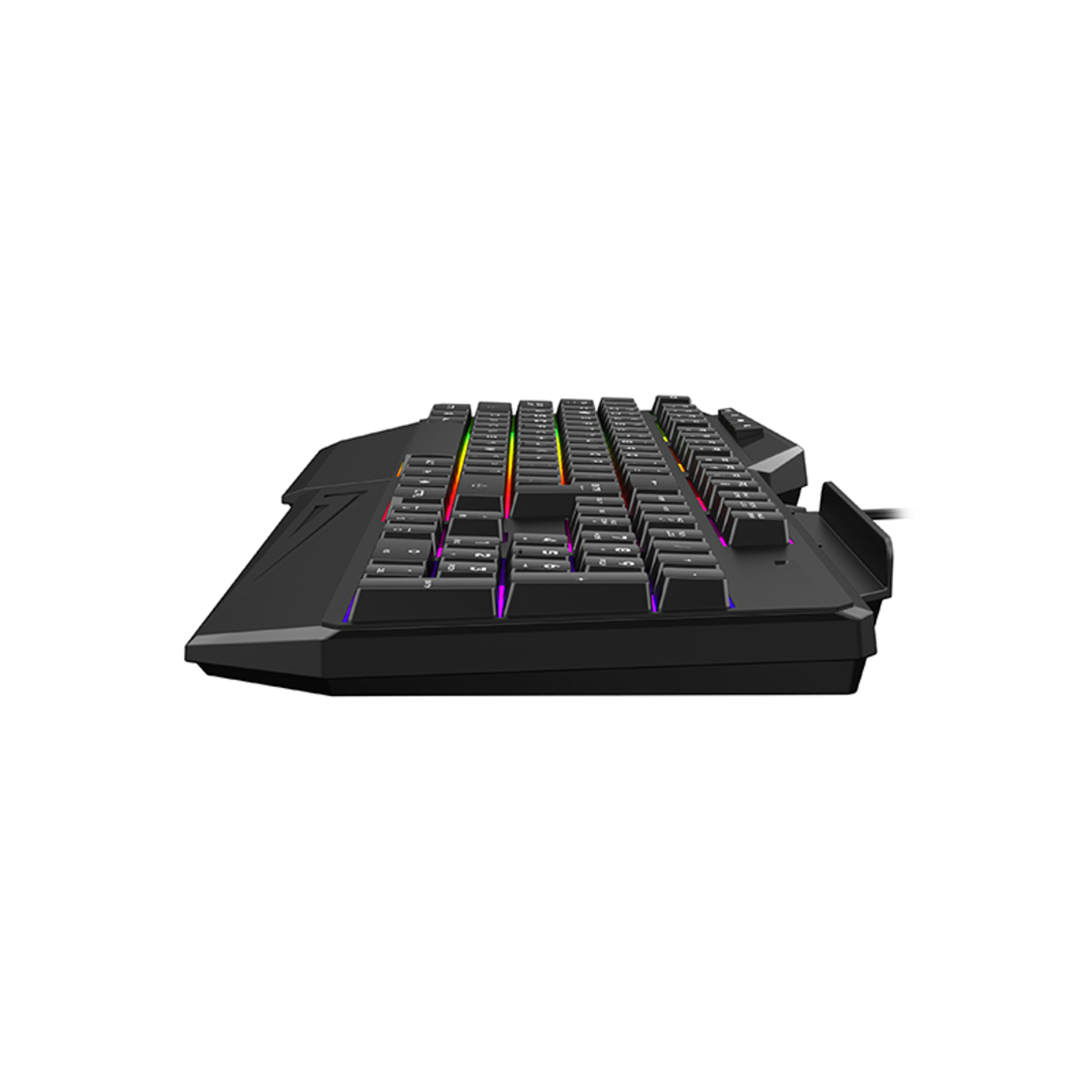 Teclado gaming | HAVIT KB488L, Cableado, Teclas iluminadas, Negro / RGB ...