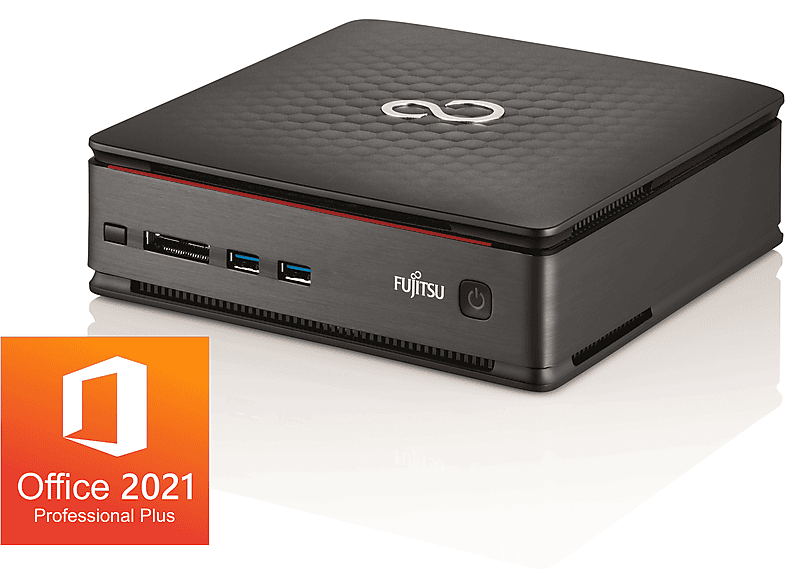 FUJITSU REFURBISHED (*) Esprimo Q920 Tokyo, Office 2021, Windows 10 Pro(64Bit), Mini-PC mit ...