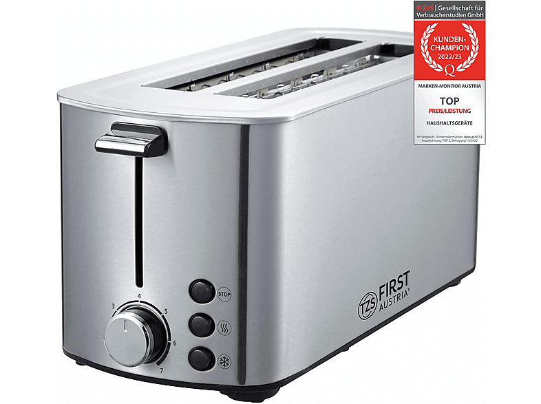 TZS FIRST AUSTRIA FA-5367-5 Toaster 50 (1400 Watt, Schlitze: 4) | SATURN