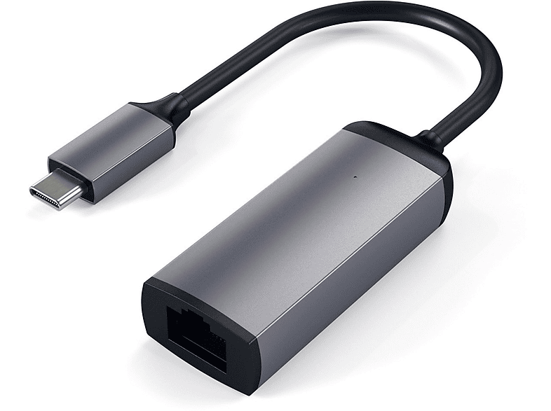 SATECHI ST-TCENM TYPE-C TO ETHERNET ADAPTER GREY Adapter, Grau | MediaMarkt