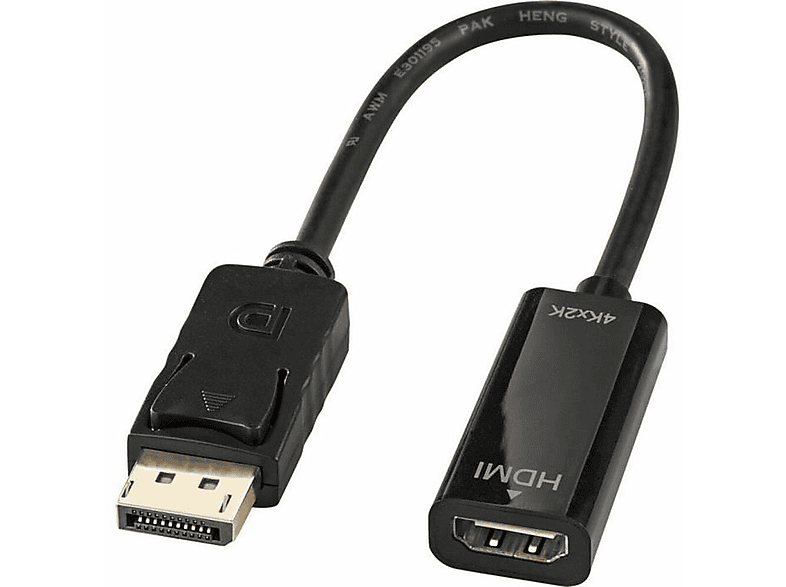 LINDY 41718 HDMI-zu-DisplayPort-Adapter, mehrfarbig | MediaMarkt