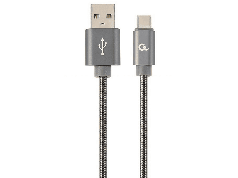 CABLEXPERT CC-USB2S-AMCM-2M-BG, USB-C zu USB-C-Kabel, 2 m | SATURN