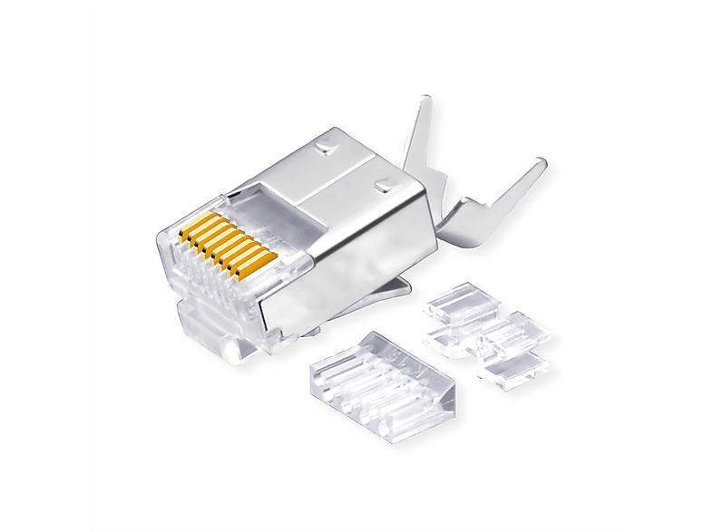 ROLINE Connecteur modulaire blindé Cat.6 (Classe E), format court ...