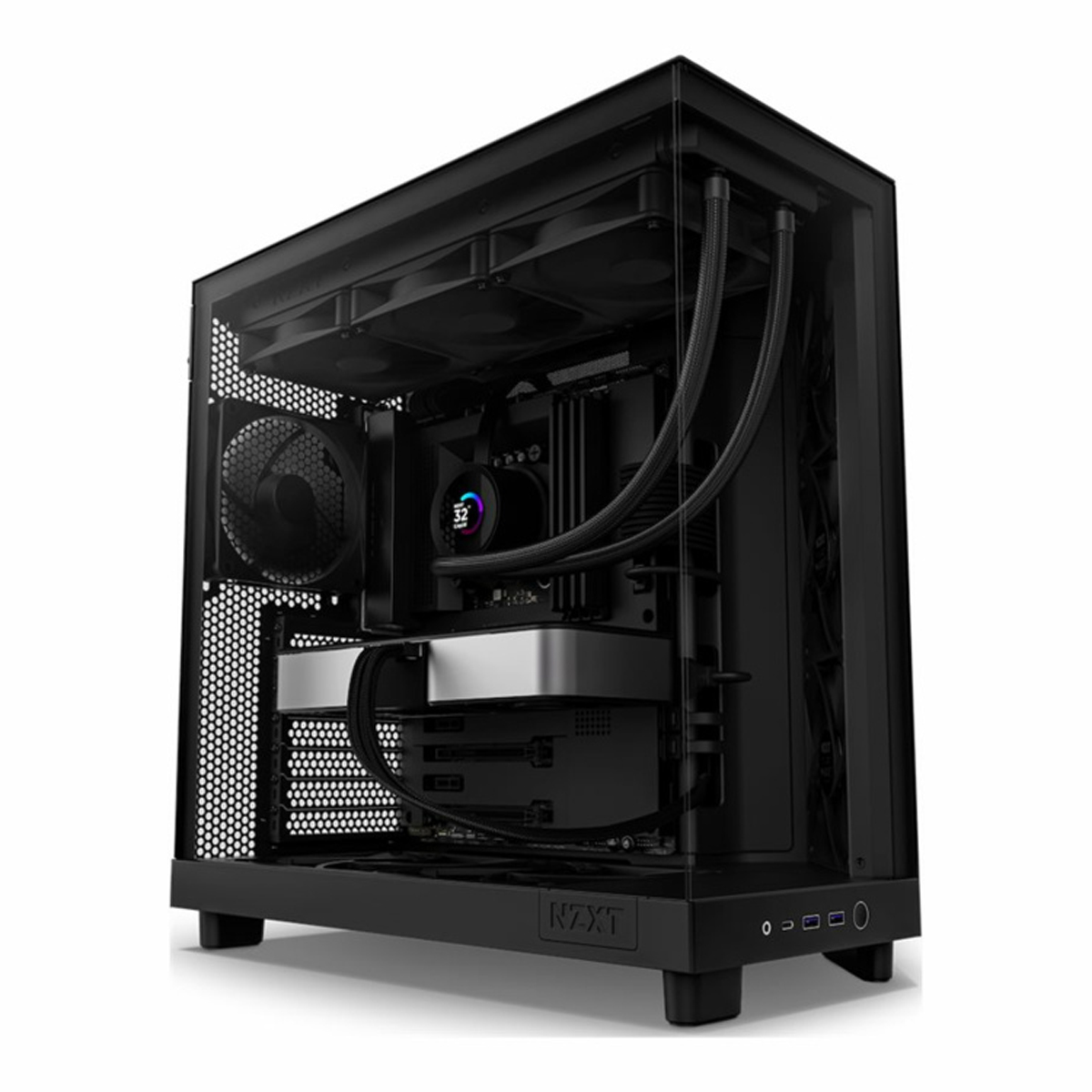 NZXT NZXT H series H6 Flow Gehäuse, Schwarz | SATURN