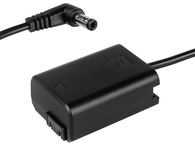 AYEX DC-Coupler NP-FW50, Dummy-Akku, Schwarz, passend für Sony NP-FW50 ...