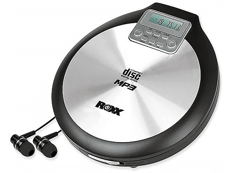 ROXX PCD 600 Tragbarer CD-Player silber | MediaMarkt