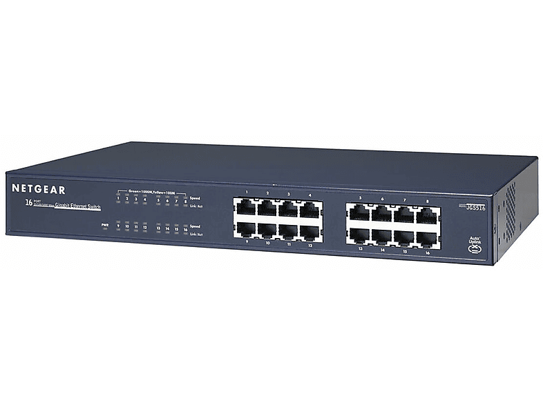 Switch | JGS516-200EUS NETGEAR, Azul | MediaMarkt