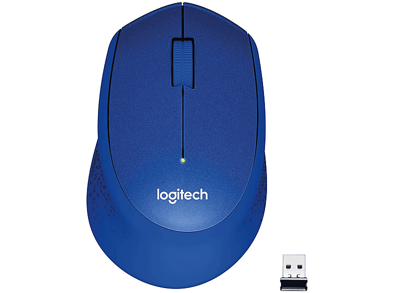 LOGITECH 910-004910 M330 SILENT MOUSE PLUS BLUE Funkmaus, Blau | SATURN