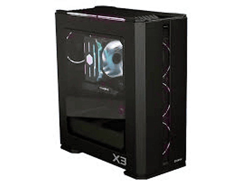 ZALMAN X3 BLACK PC Gehäuse, Schwarz | MediaMarkt