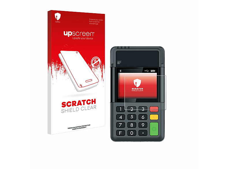 UPSCREEN Kratzschutz klare Schutzfolie(für ingenico Moby/8500) | MediaMarkt