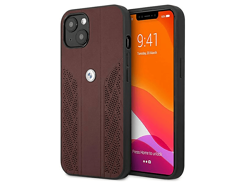 BMW Curve Perforate Design Case, Backcover, Apple, iPhone 13 Mini, Rot ...