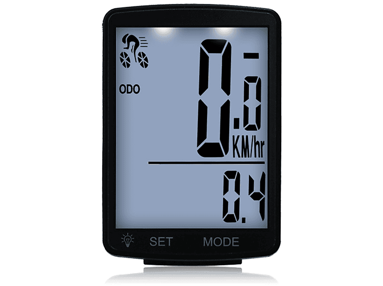 INF Fahrradcomputer mit 2,8-Zoll-Display mit Hintergrundbeleuchtung ...