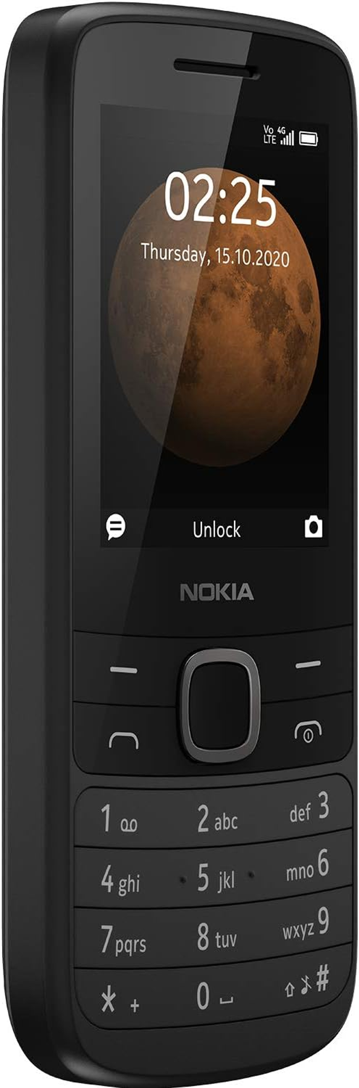 Móvil básico | NOKIA 225 4G, Negro, 128 MB, 1150 mAh | MediaMarkt
