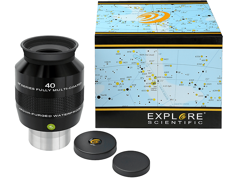 EXPLORE SCIENTIFIC EXPLORE SCIENTIFIC 68° Ar Okular 40mm (2") Teleskop ...