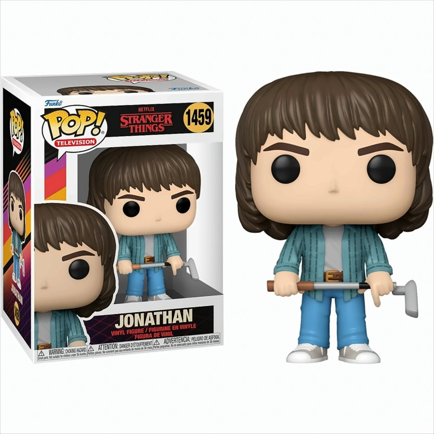 FUNKO POP | Stranger Things - Jonathan with Golf Club Vinyl Figur ...
